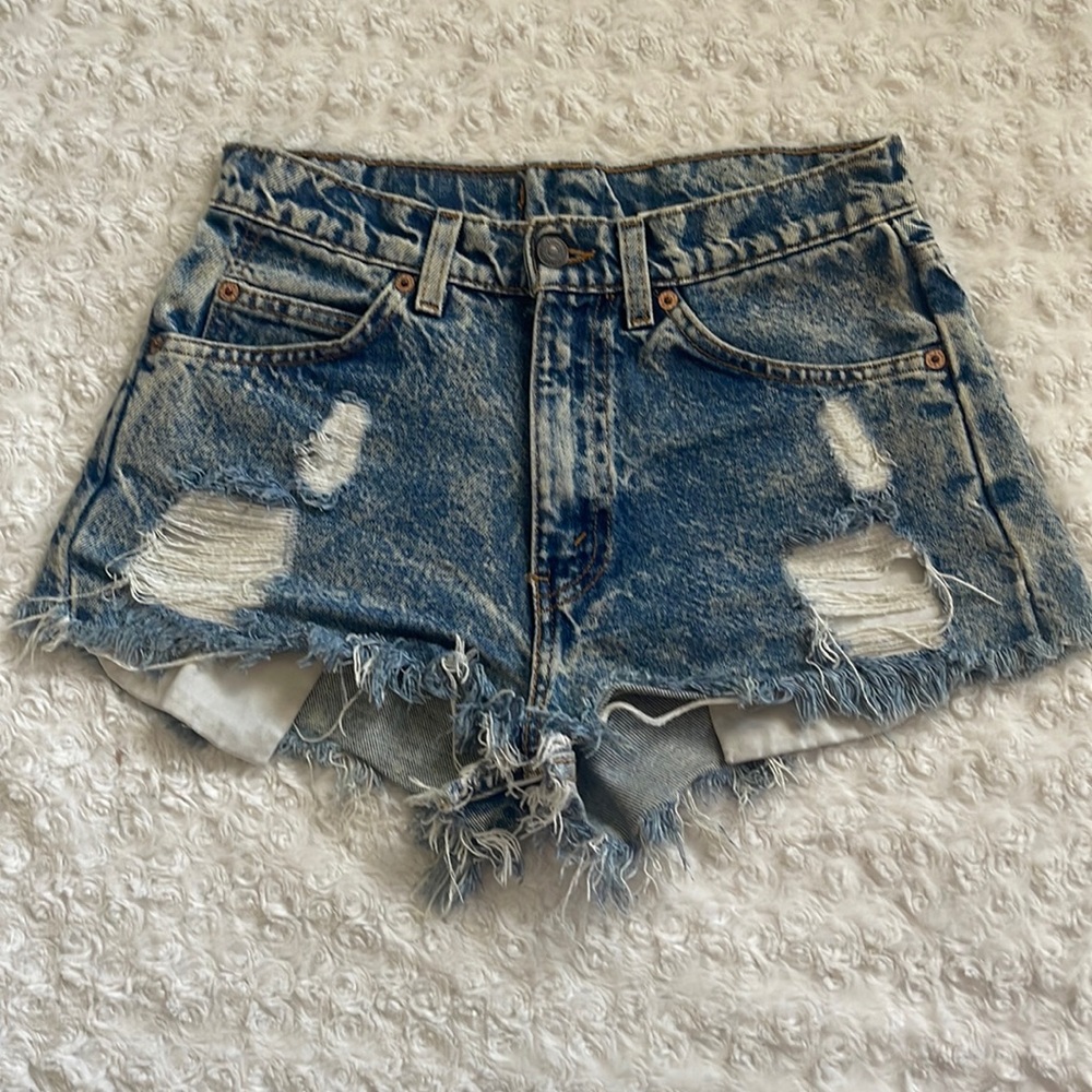 Levi’s 505 Orange Label Acid Vintage Wash Distressed … - Gem